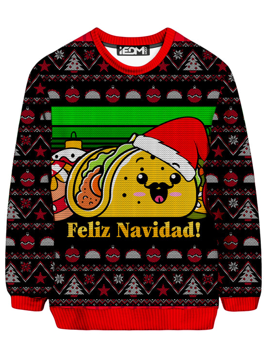 Taco Christmas Ugly Sweater