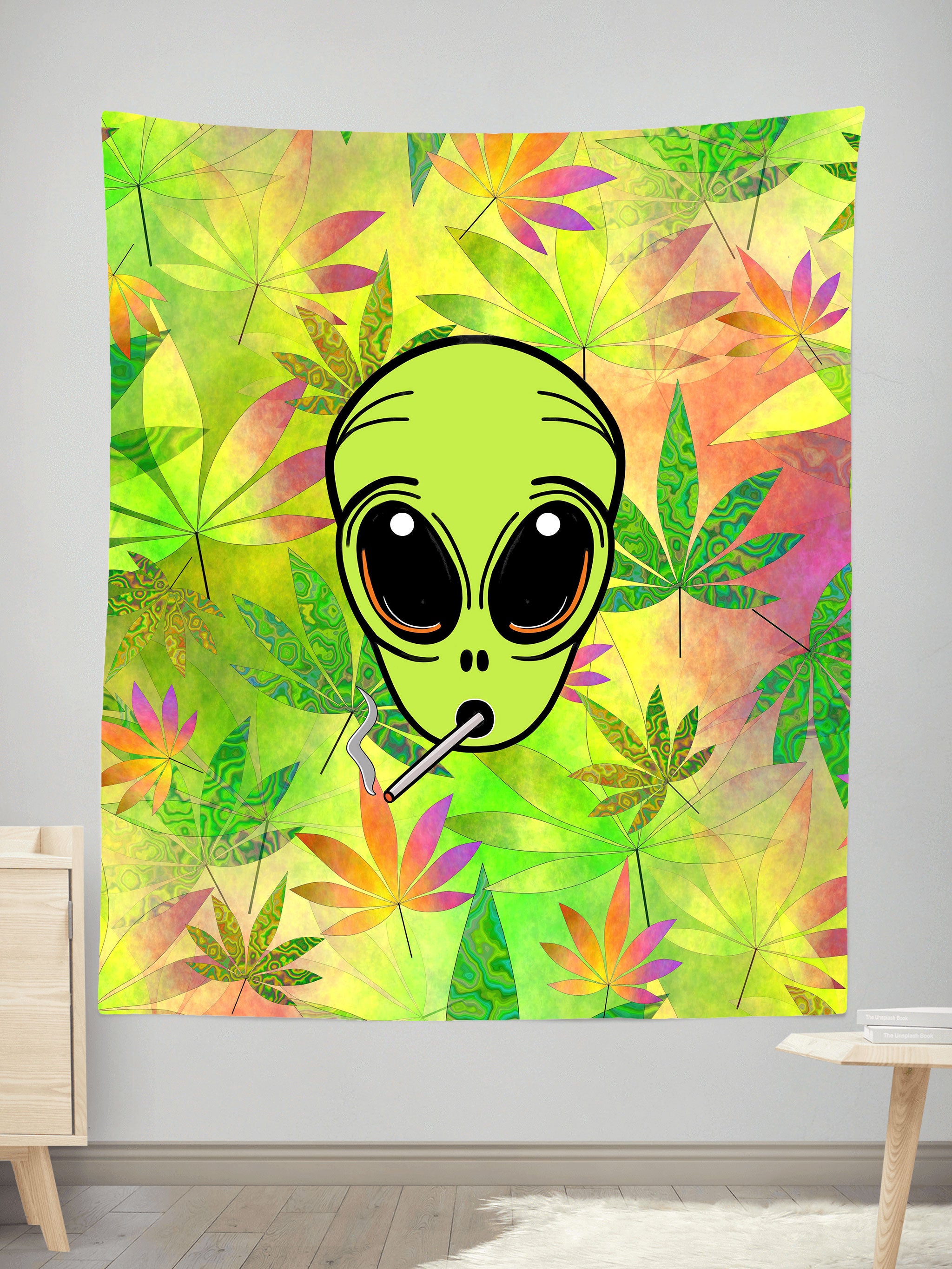 Alien Weed Tapestry | iEDM