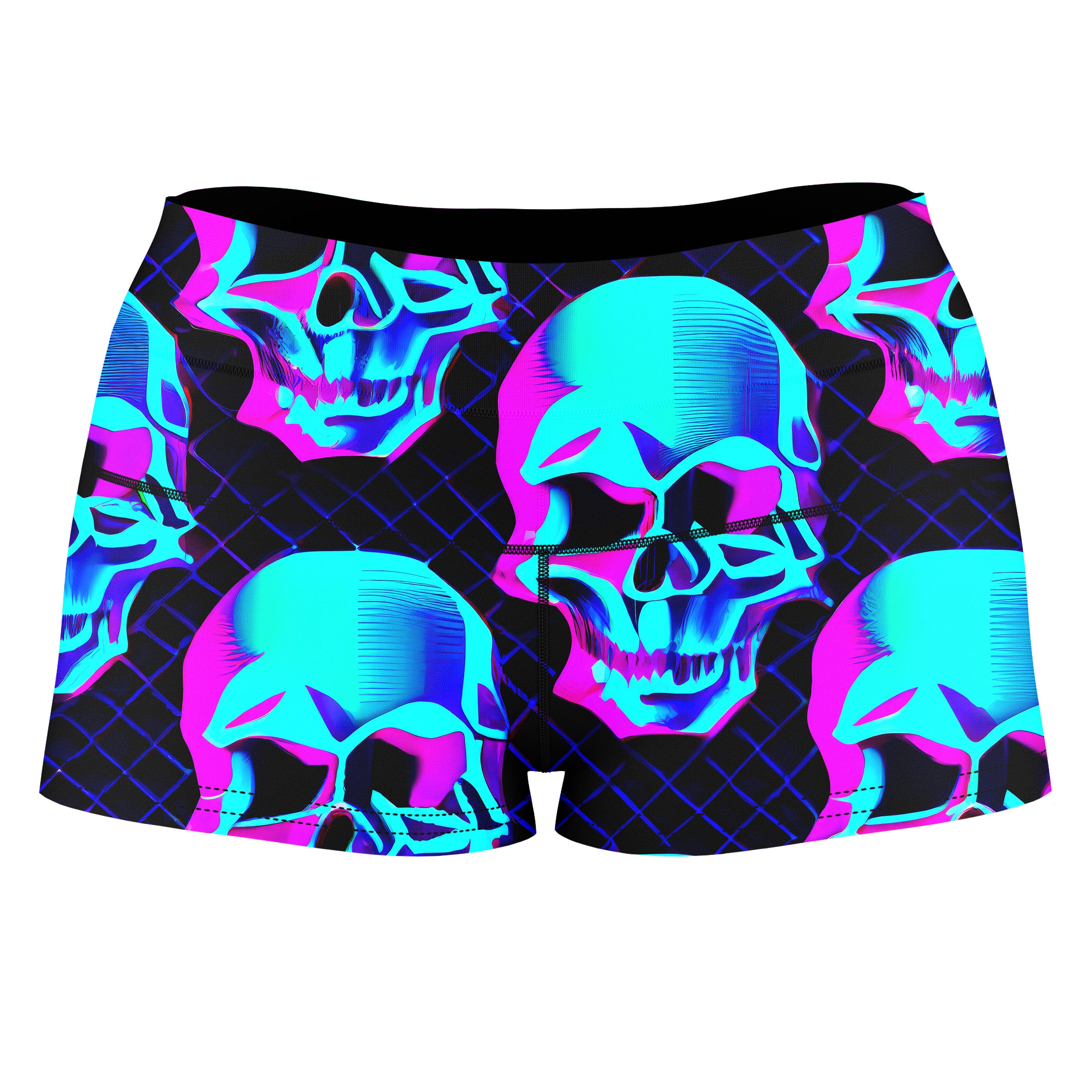 Night Trek High-Waisted Women's Shorts | iEDM