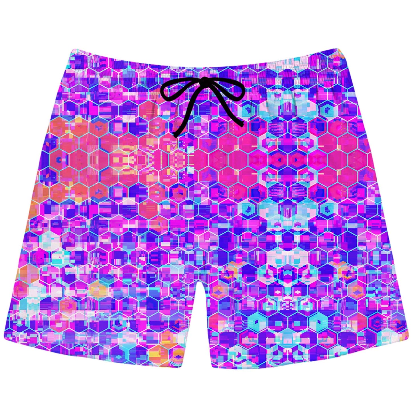 Blocks Of Life Swim Trunks | iEDM
