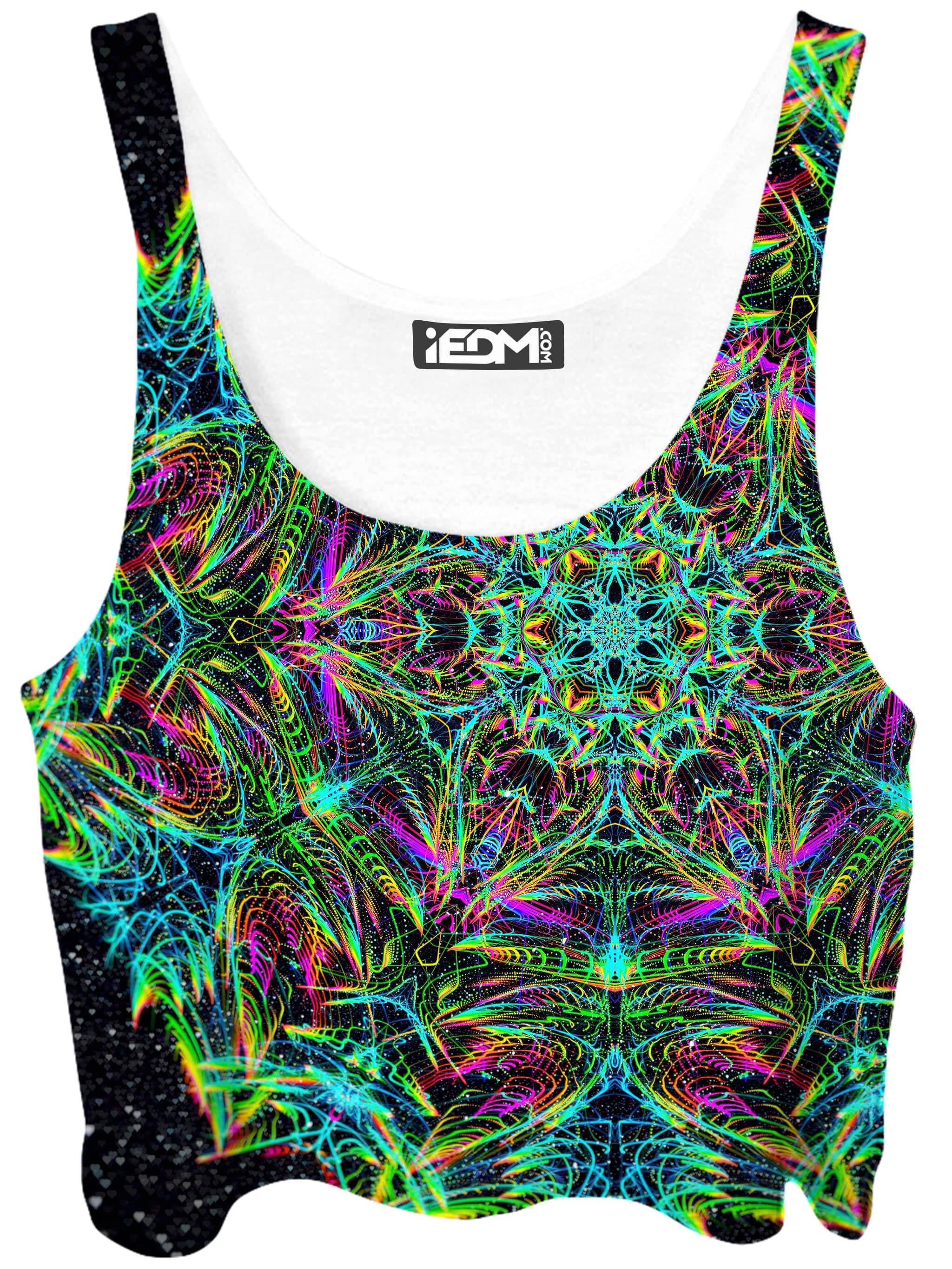 Green Warp Crop Top | iEDM