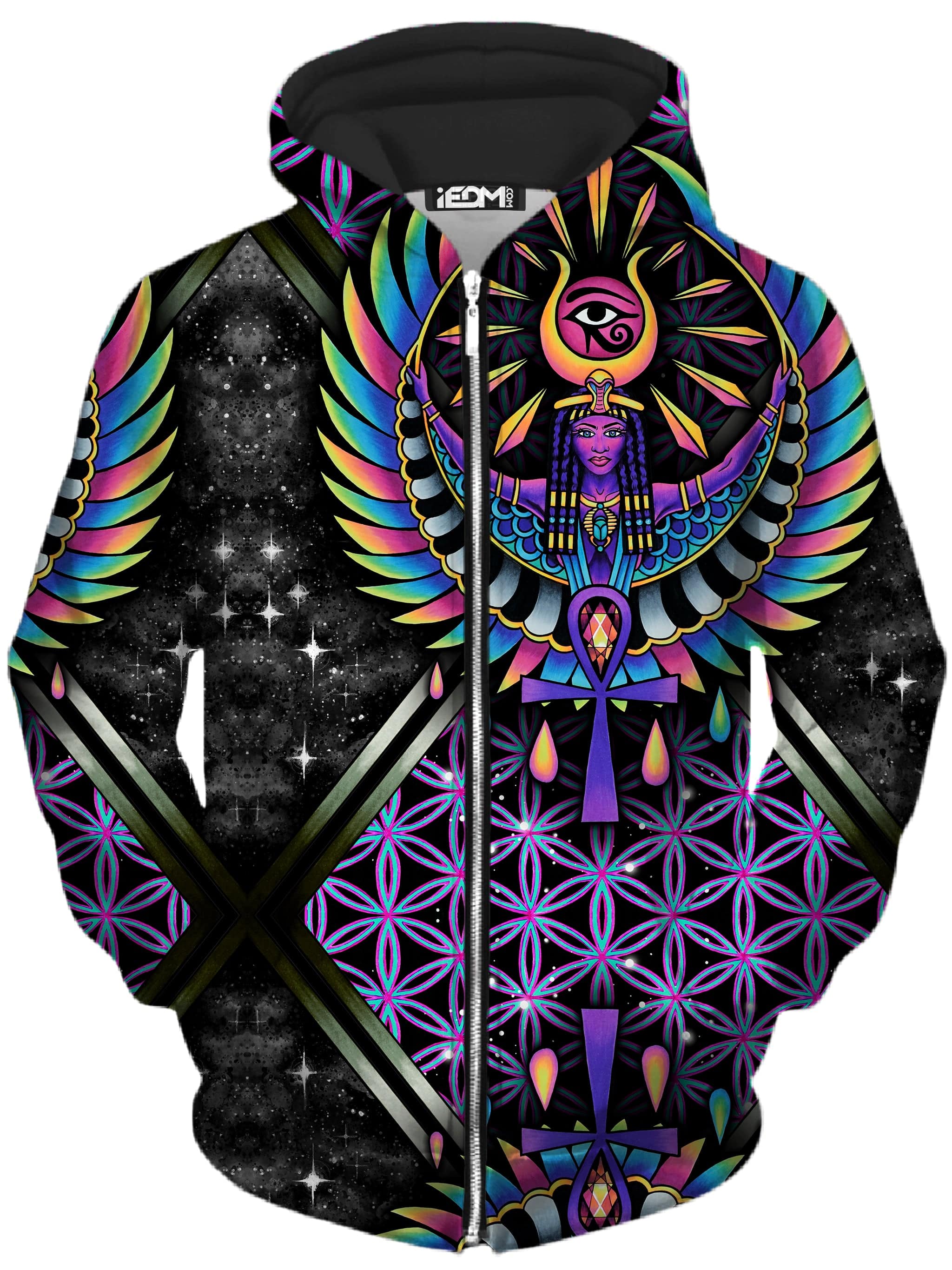 Isis Purple Unisex Zip-Up Hoodie – iEDM