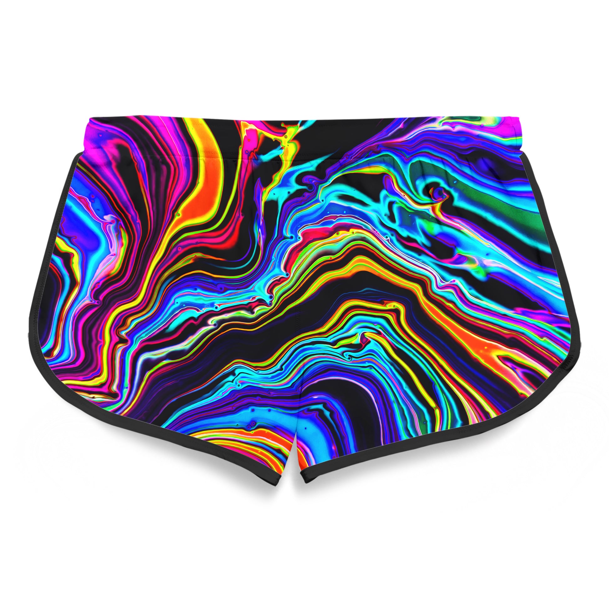 Neon Rift Women's Retro Shorts | iEDM