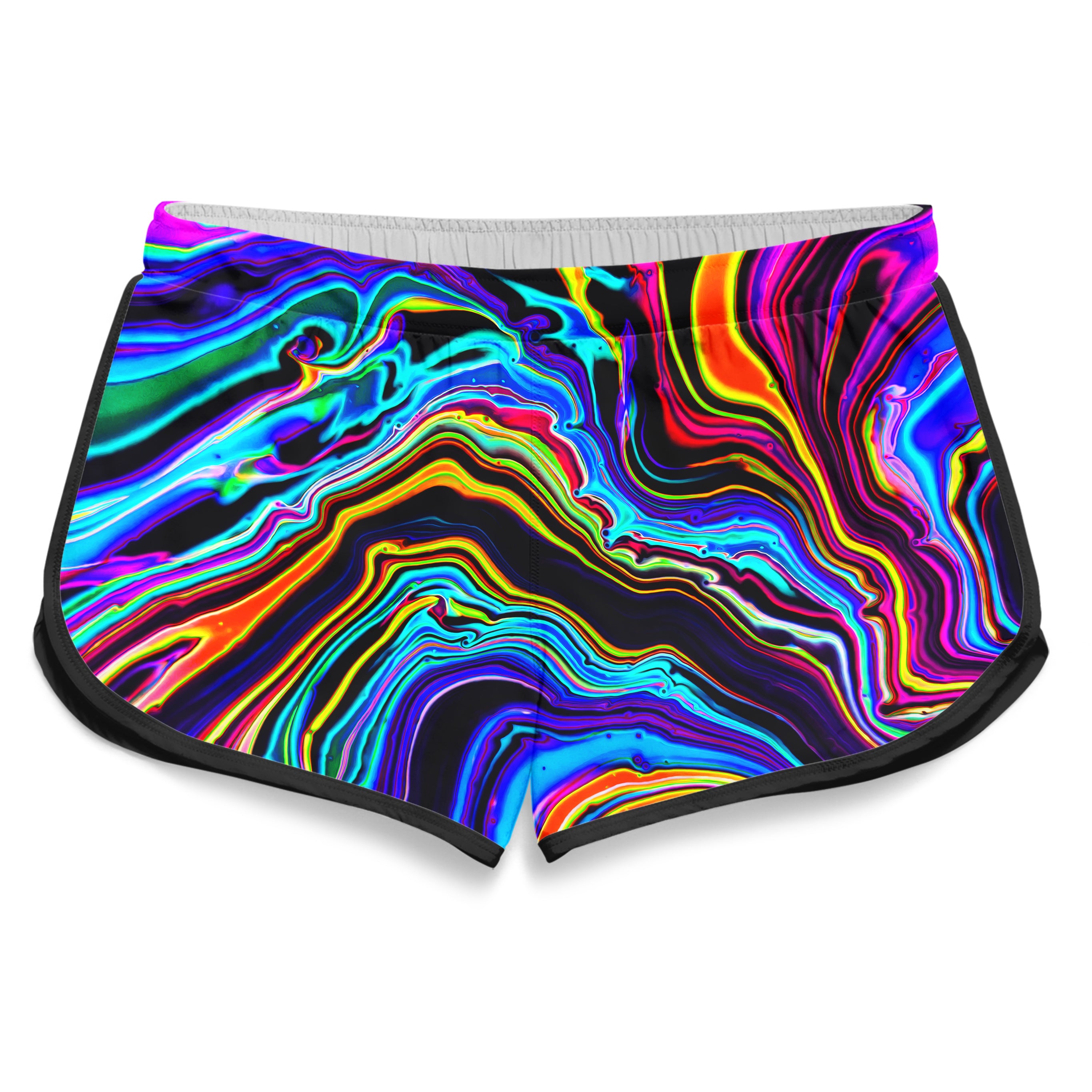 Neon Rift Women's Retro Shorts | iEDM