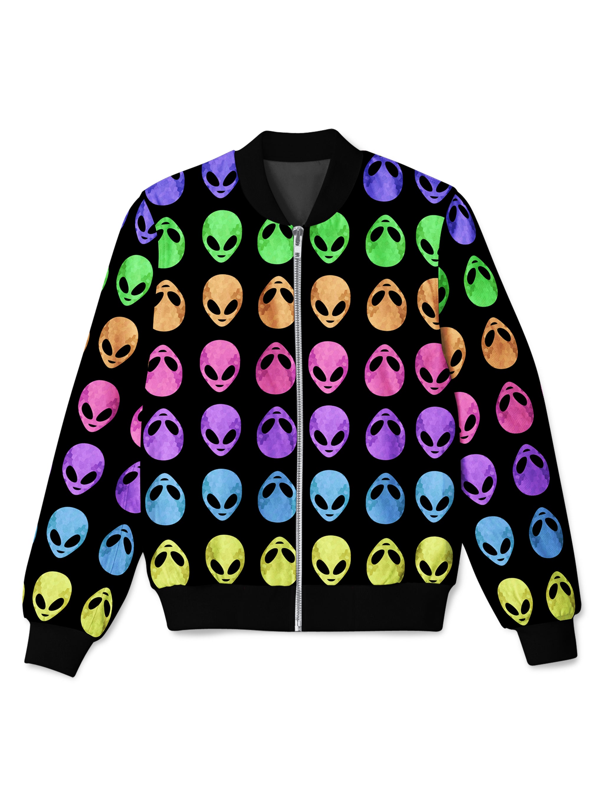 Alien Pattern Bomber Jacket – iEDM
