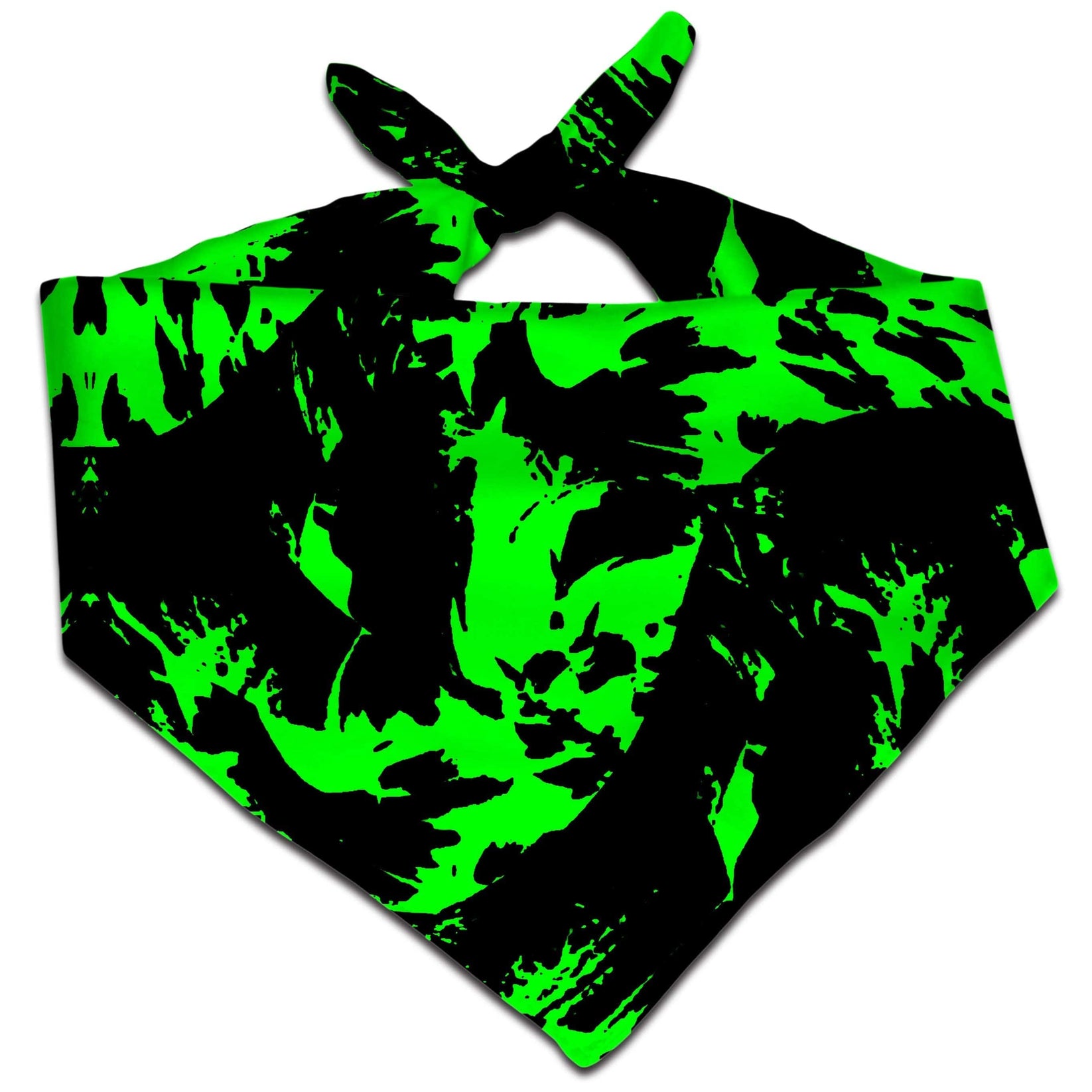 Neon Graffiti Paint Splatter Bandana | iEDM