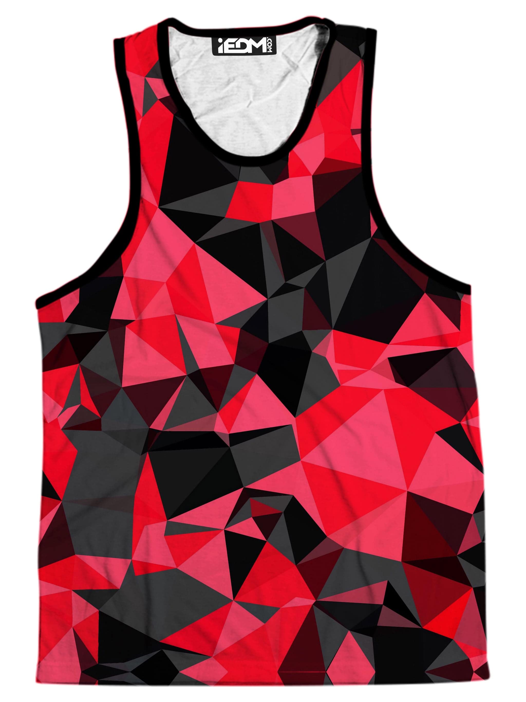 Red and Black Geo Men's Tank | iEDM