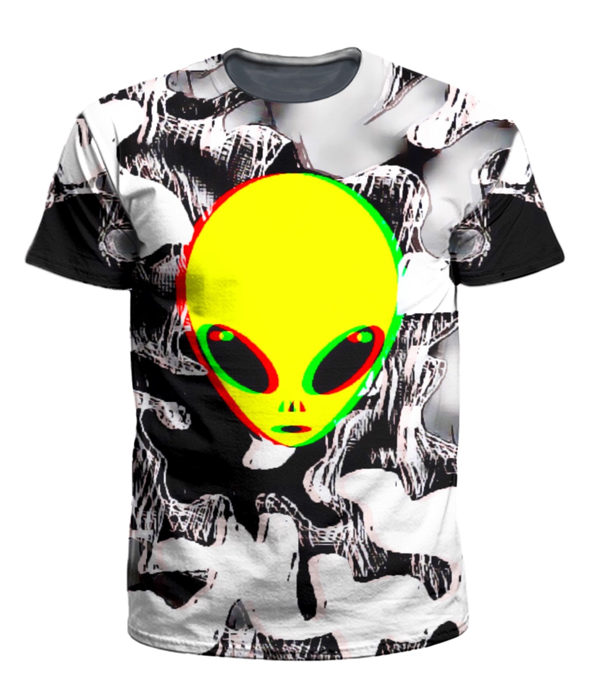 Trippy Alien Men's T-Shirt | iEDM
