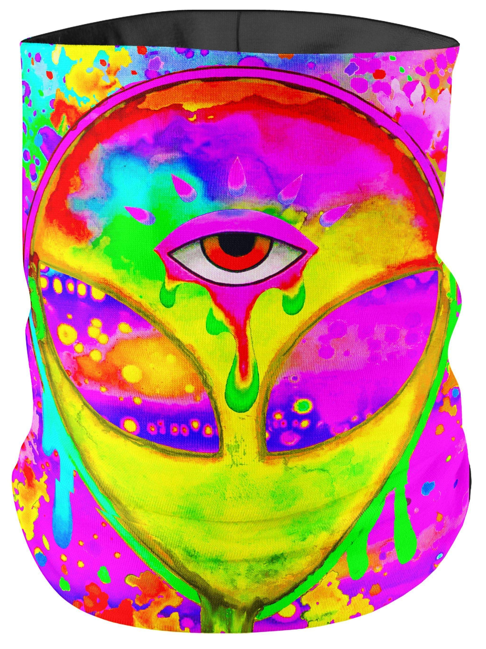 Alien Melt Yellow Bandana Mask