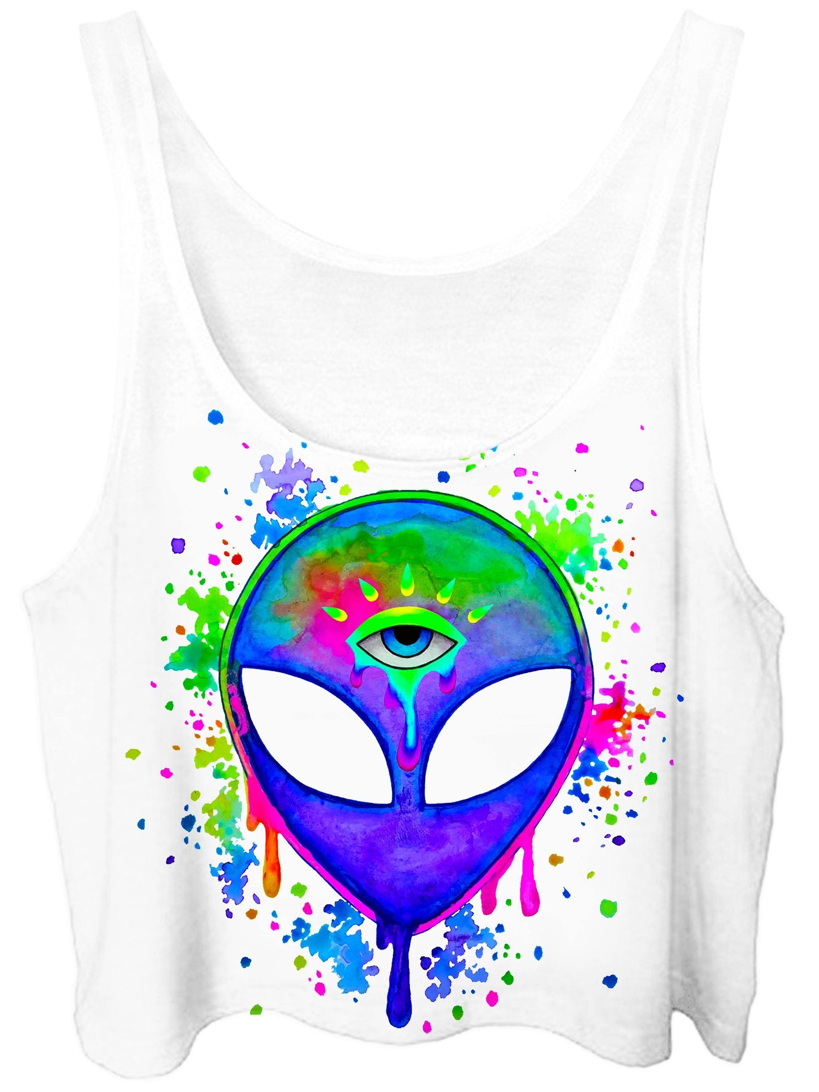 Splatter Alien Crop Top | iEDM