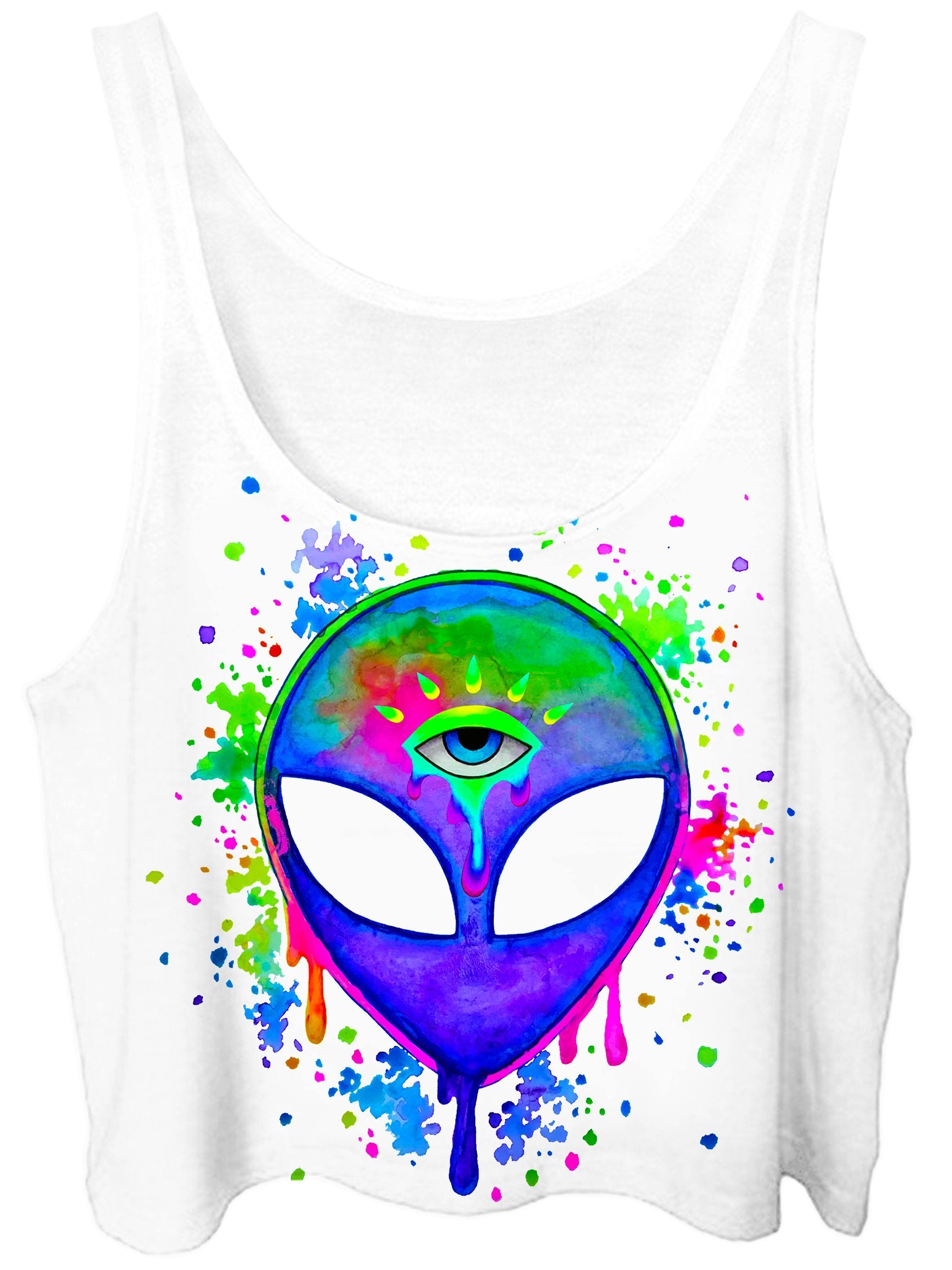 Splatter Alien Crop Top | iEDM