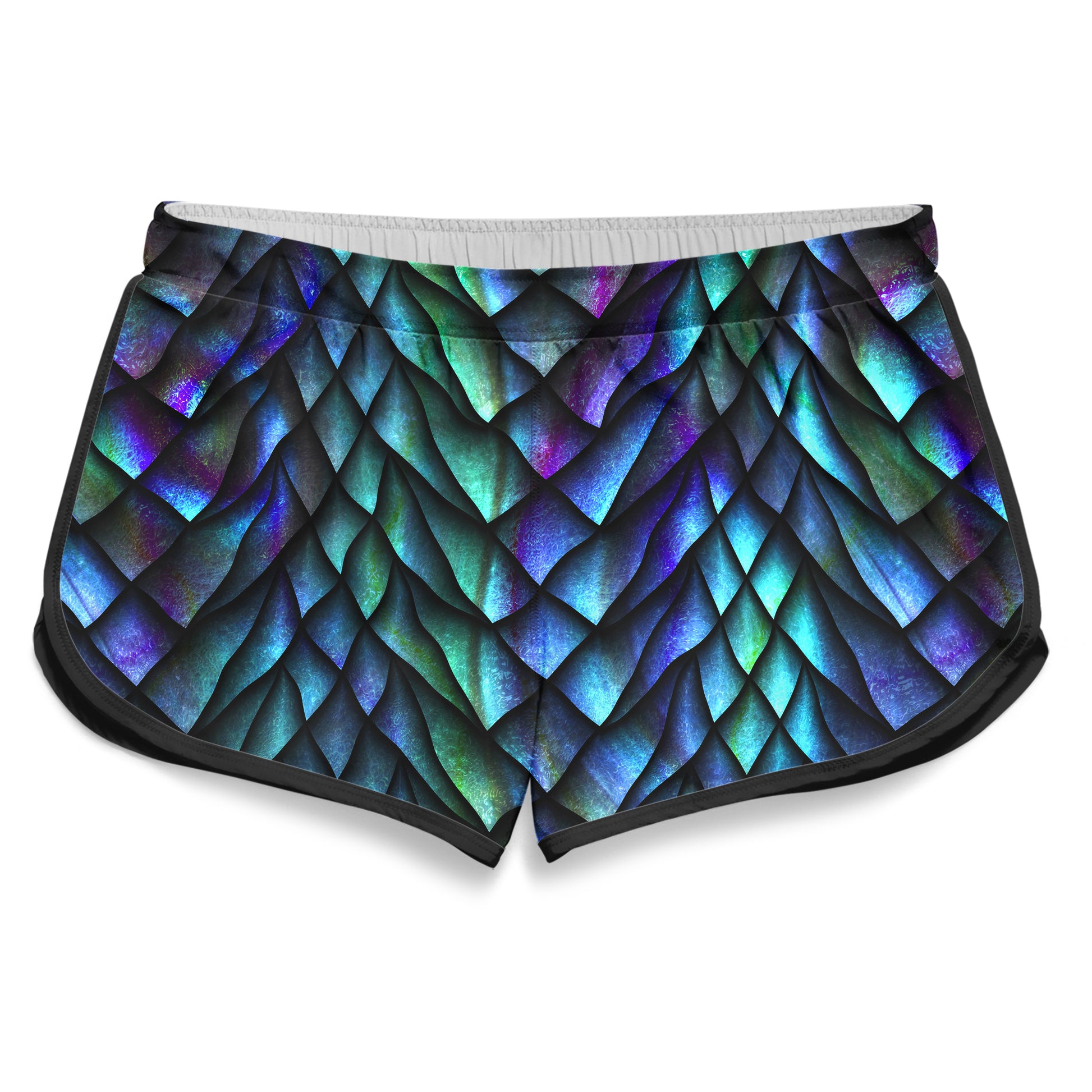 Dosed Dragon Scale Women's Retro Shorts | iEDM