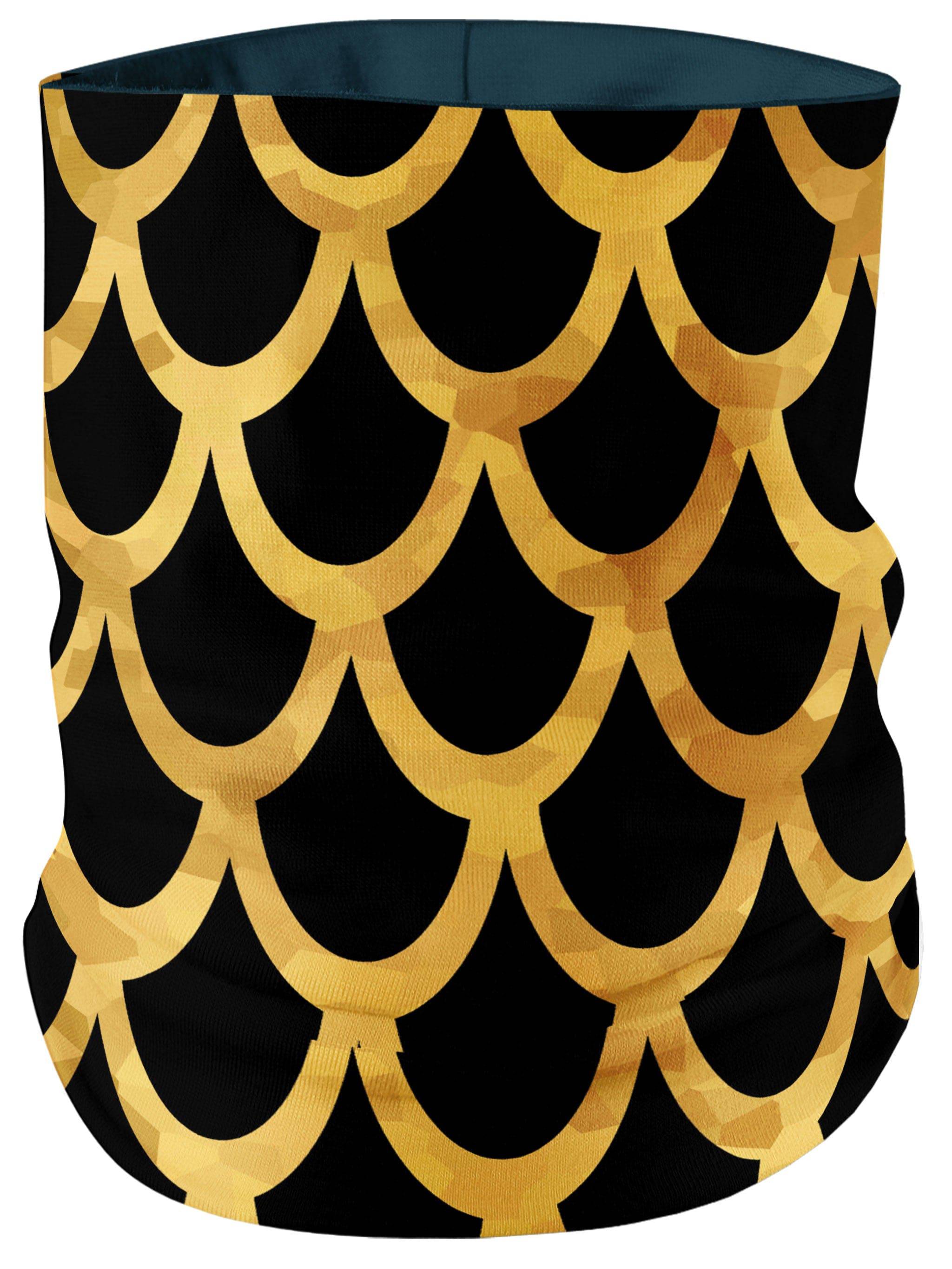 Mermaid Scales Gold Bandana Mask | iEDM