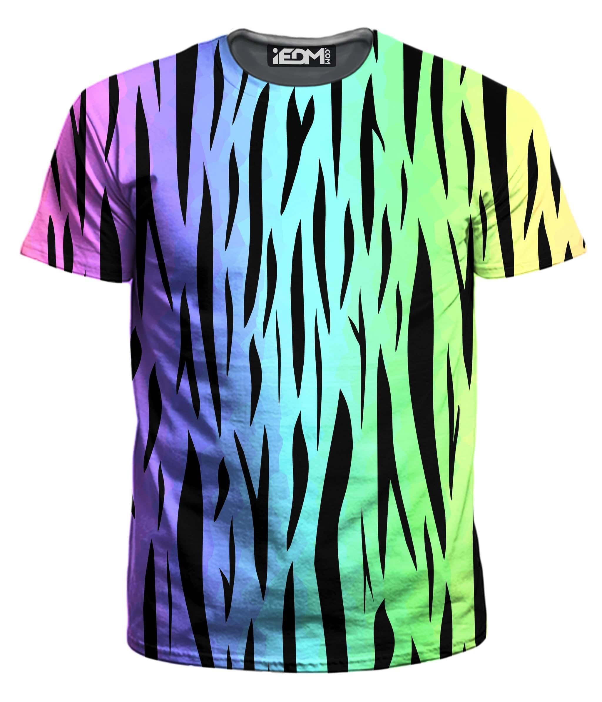 Rainbow Tiger Stripes Men's T-Shirt – iEDM