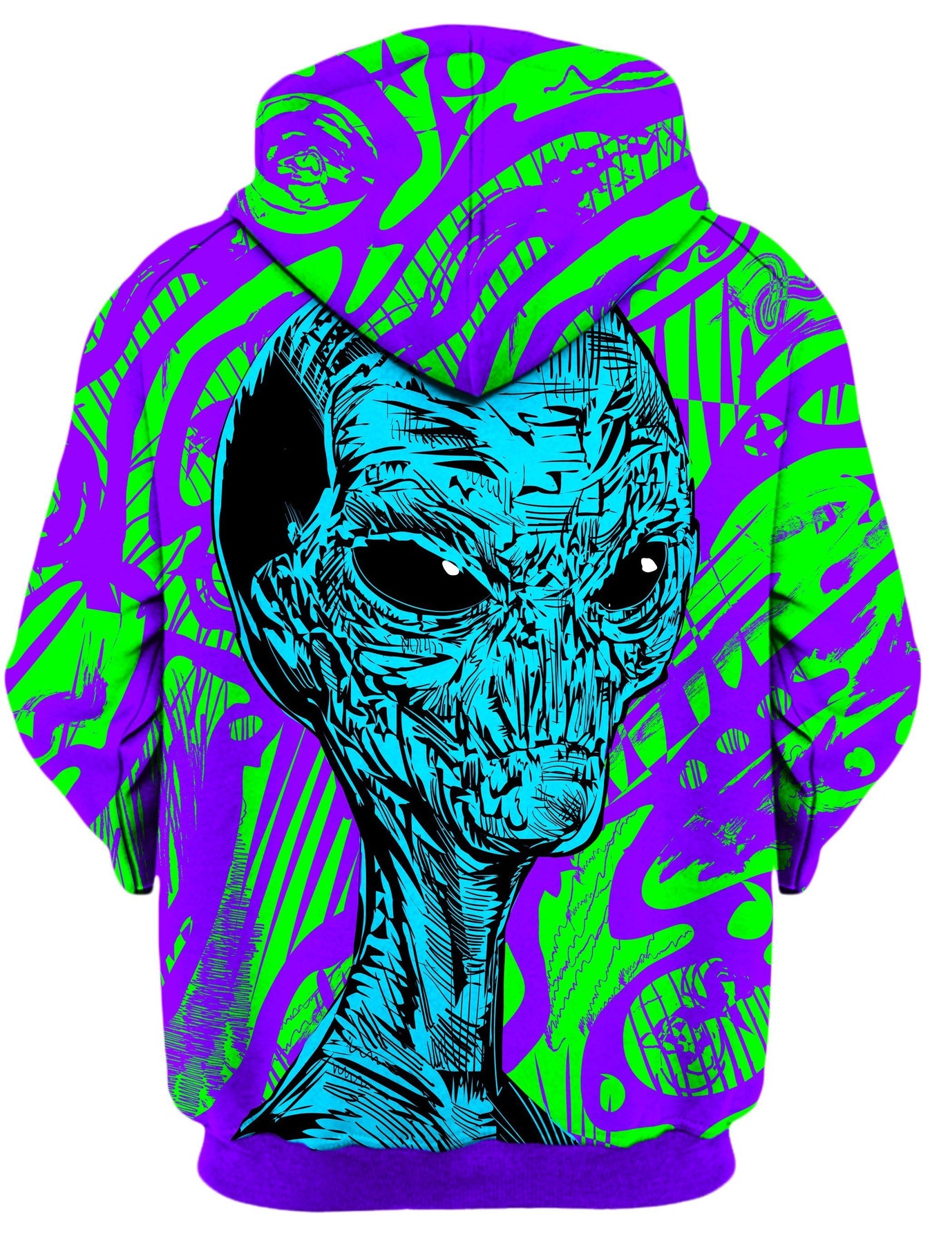 Alien Unisex Zip-Up Hoodie | iEDM